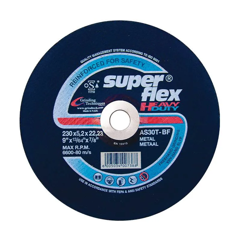 Superflex Heavy Duty Angle Grinding Discs For Pipelines - Grinding ...